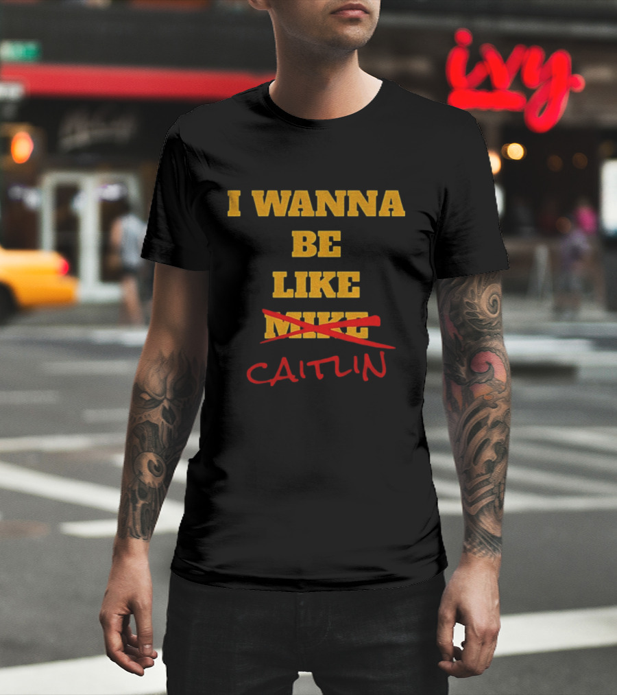 I Wanna Be Like Caitlin Clark Indiana Fever WNBA Basketball 2025 T-Shirt