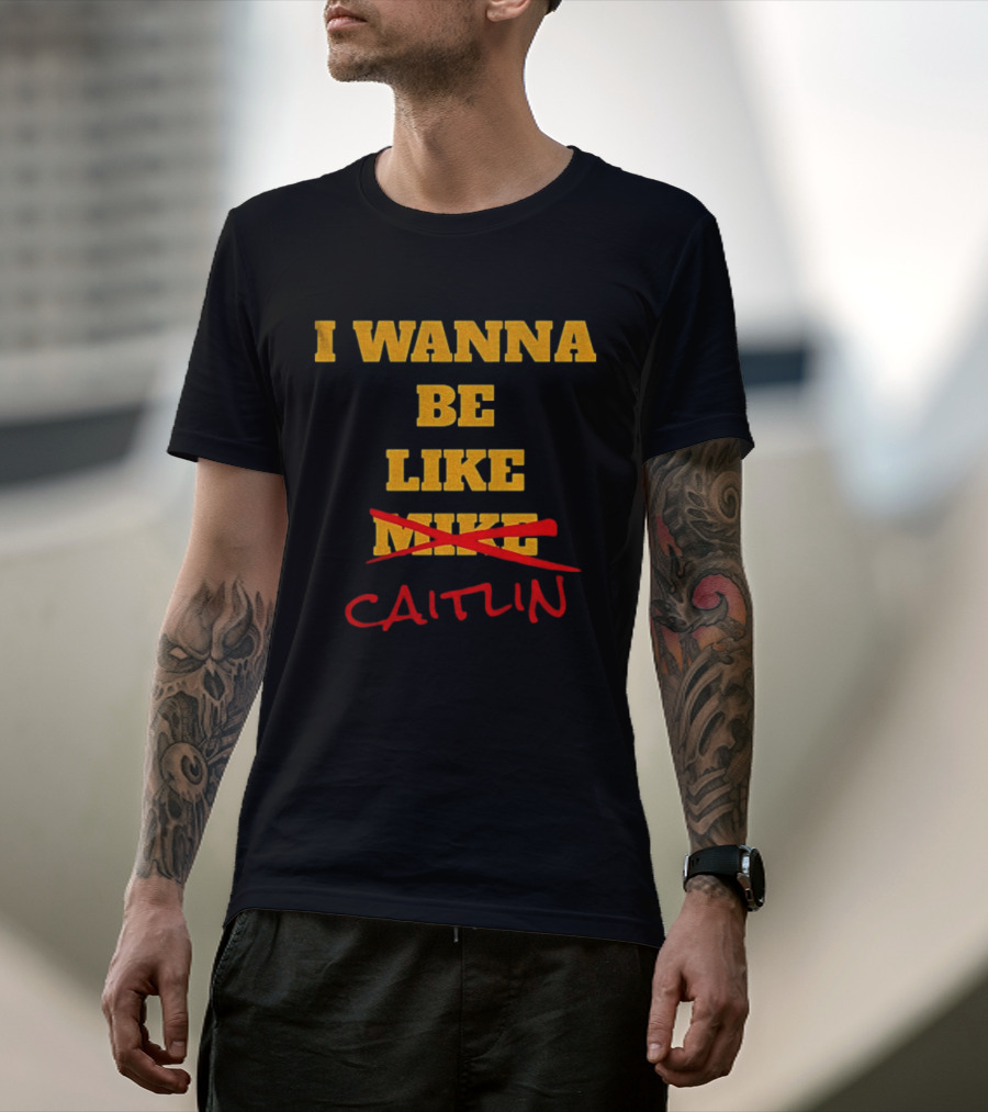 I Wanna Be Like Caitlin Clark Indiana Fever WNBA Basketball 2025 T-Shirt