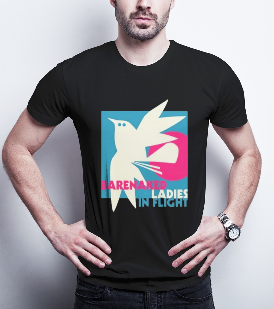 Barenaked Ladies In Flight Bird Tour 2024 Art Vintage Concert T-Shirt