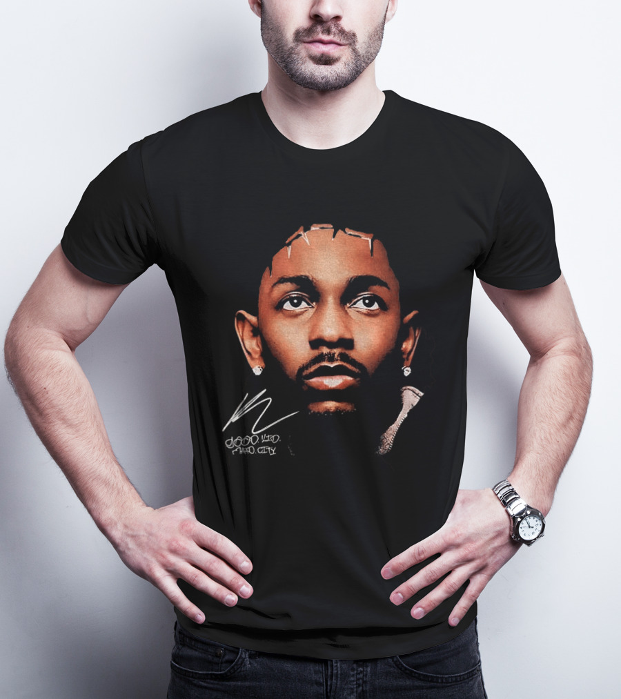 Kendrick Lamar Big Head Thorn Crown Good Kid M.A.A.D City T-Shirt