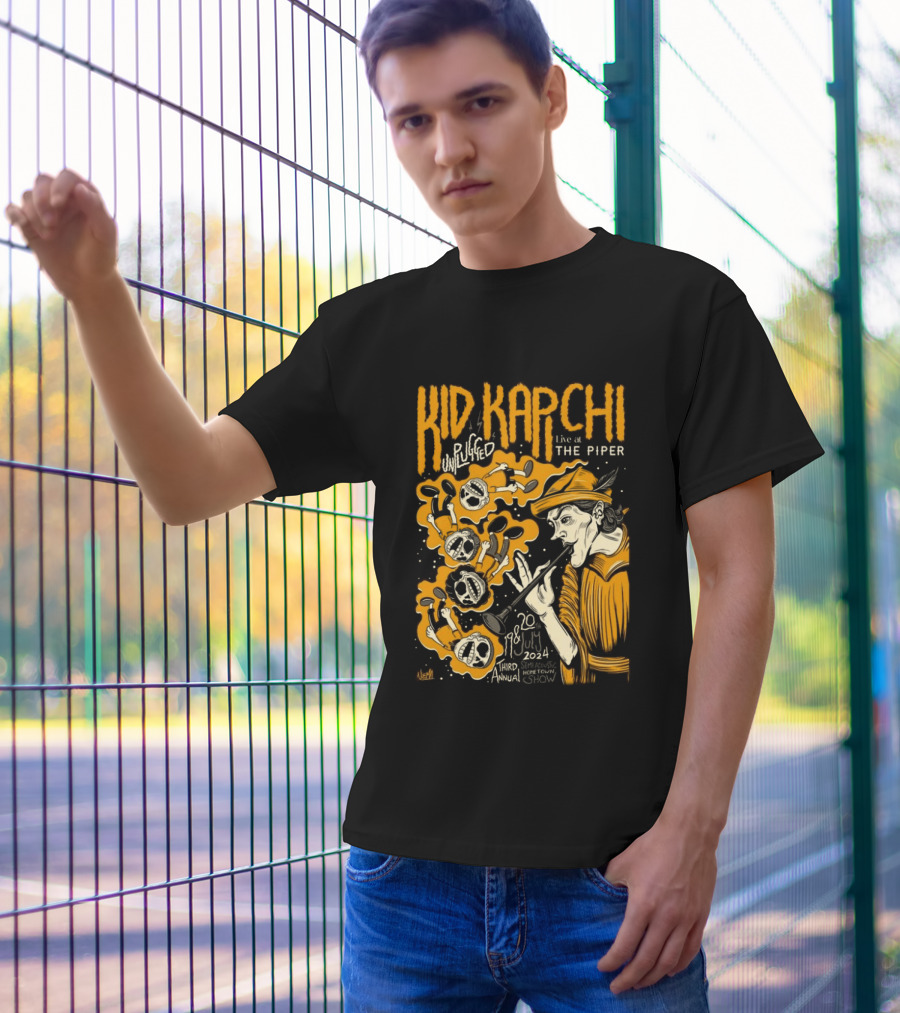 Kid Kapichi Unplugged Live The Piper July 19 20 2024 Semi Acoustic Hometown Show T-Shirt
