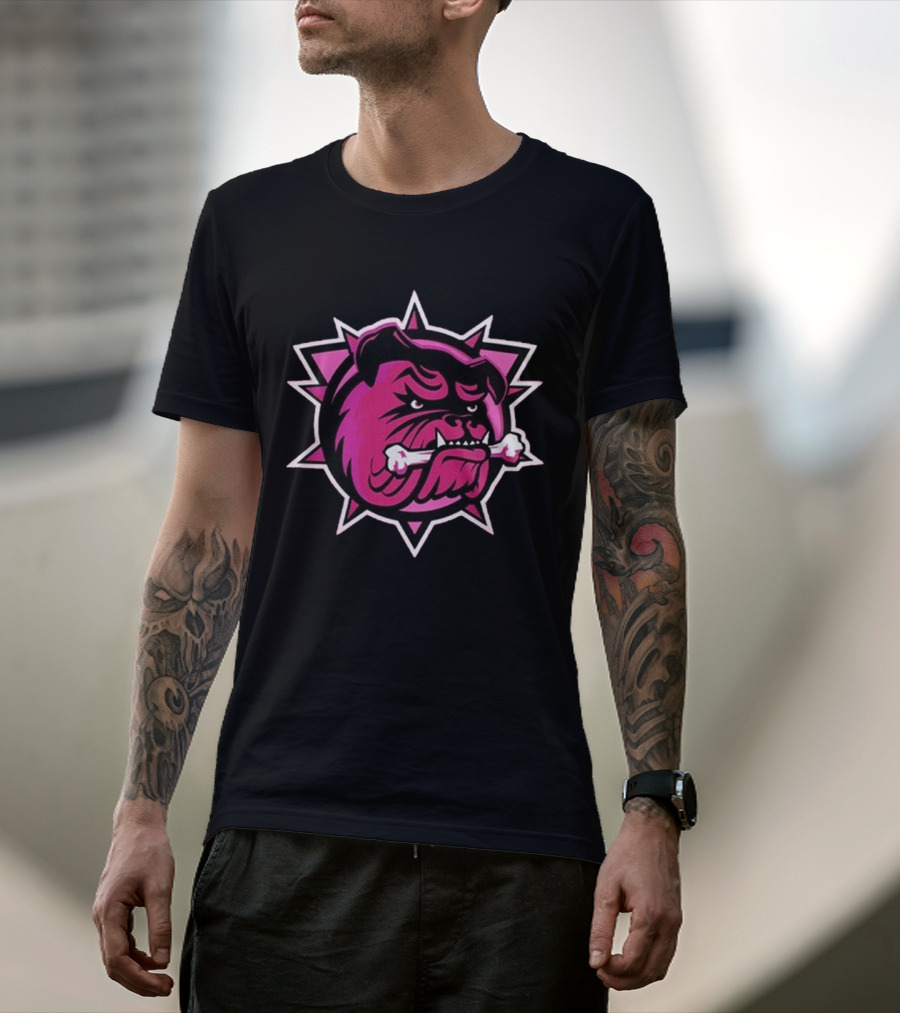 Brantford Bulldogs Pink In The Rink Night 2024 T-Shirt