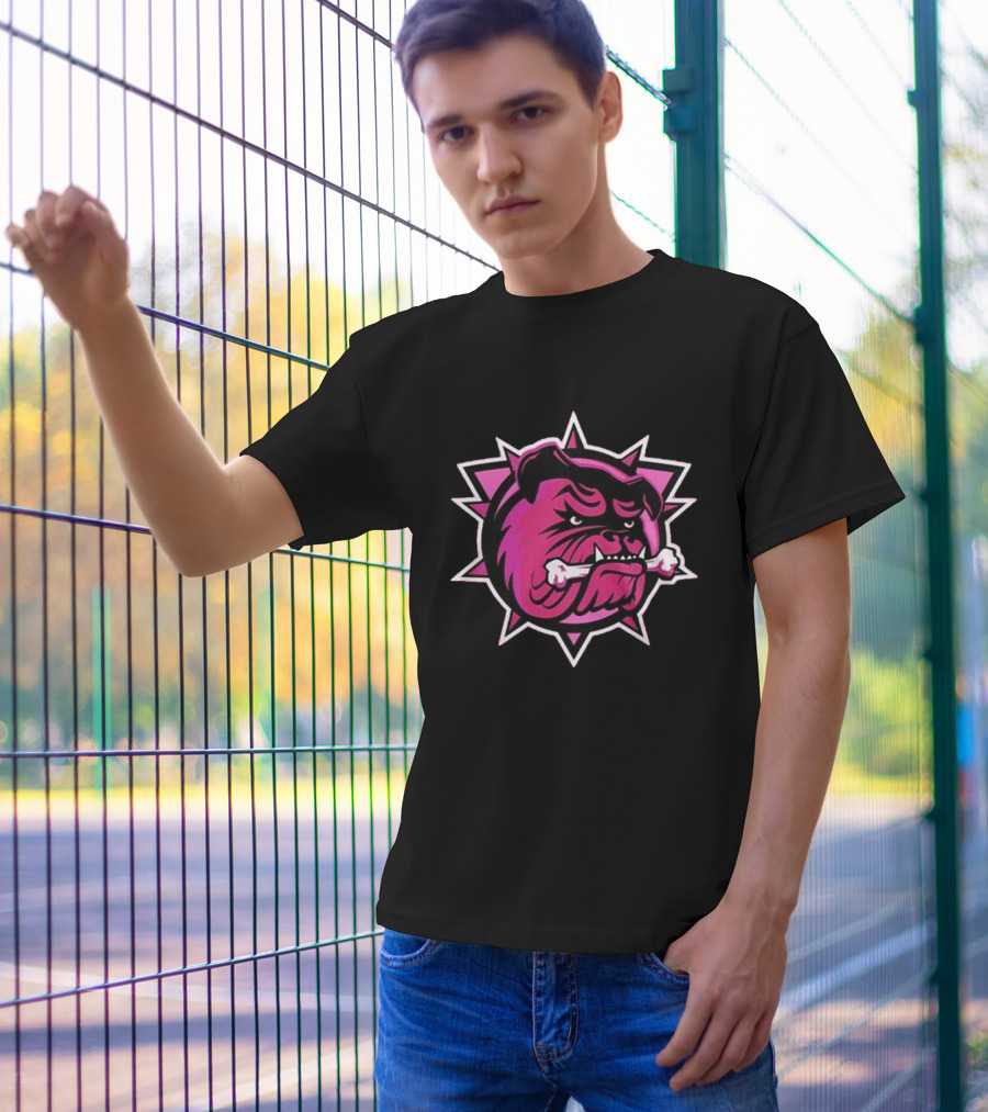 Brantford Bulldogs Pink In The Rink Night 2024 T-Shirt