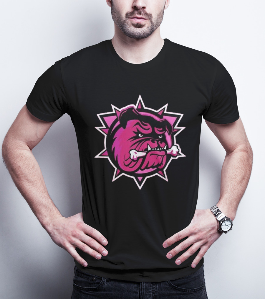 Brantford Bulldogs Pink In The Rink Night 2024 T-Shirt