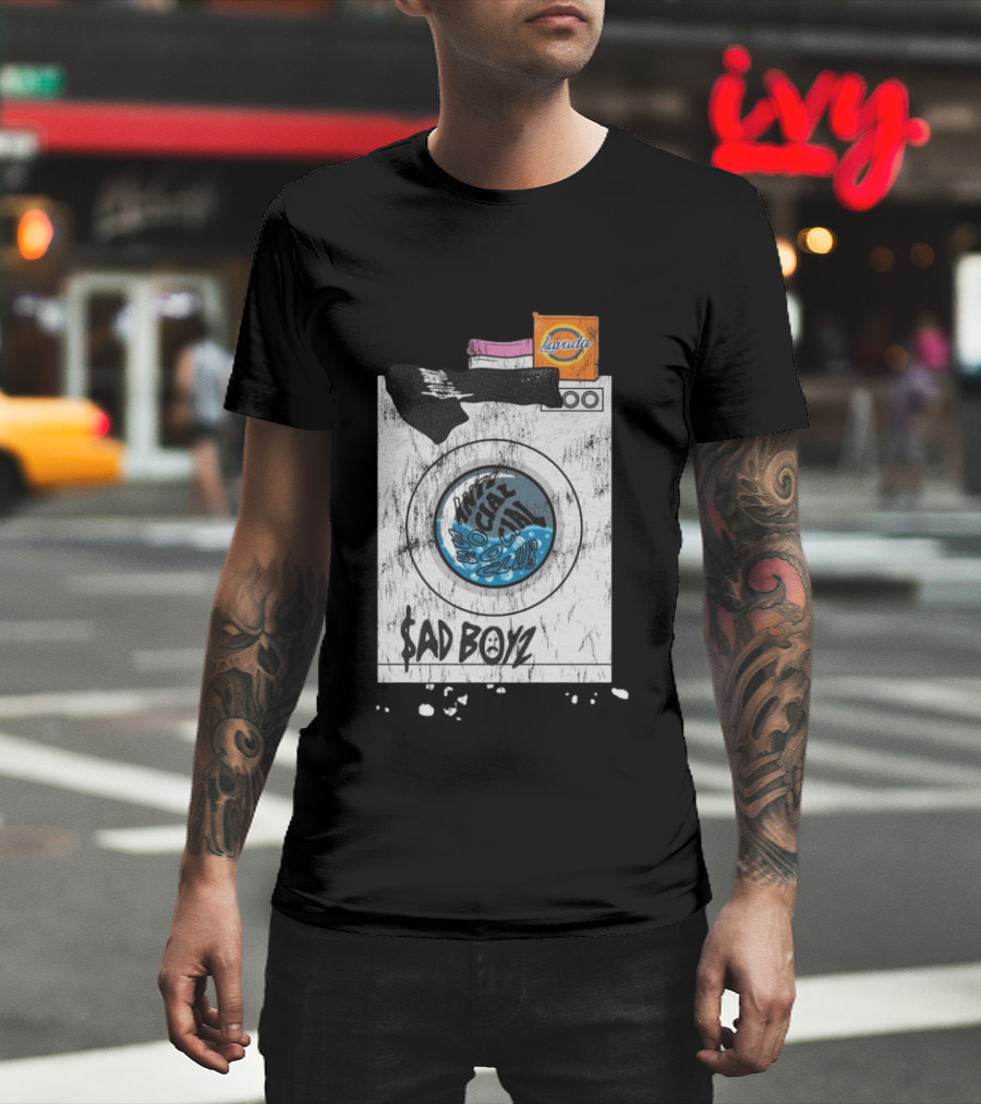 $AD BOYZ X ASSC Hang Me Out To Dry Laundry Machine Larada T-Shirt