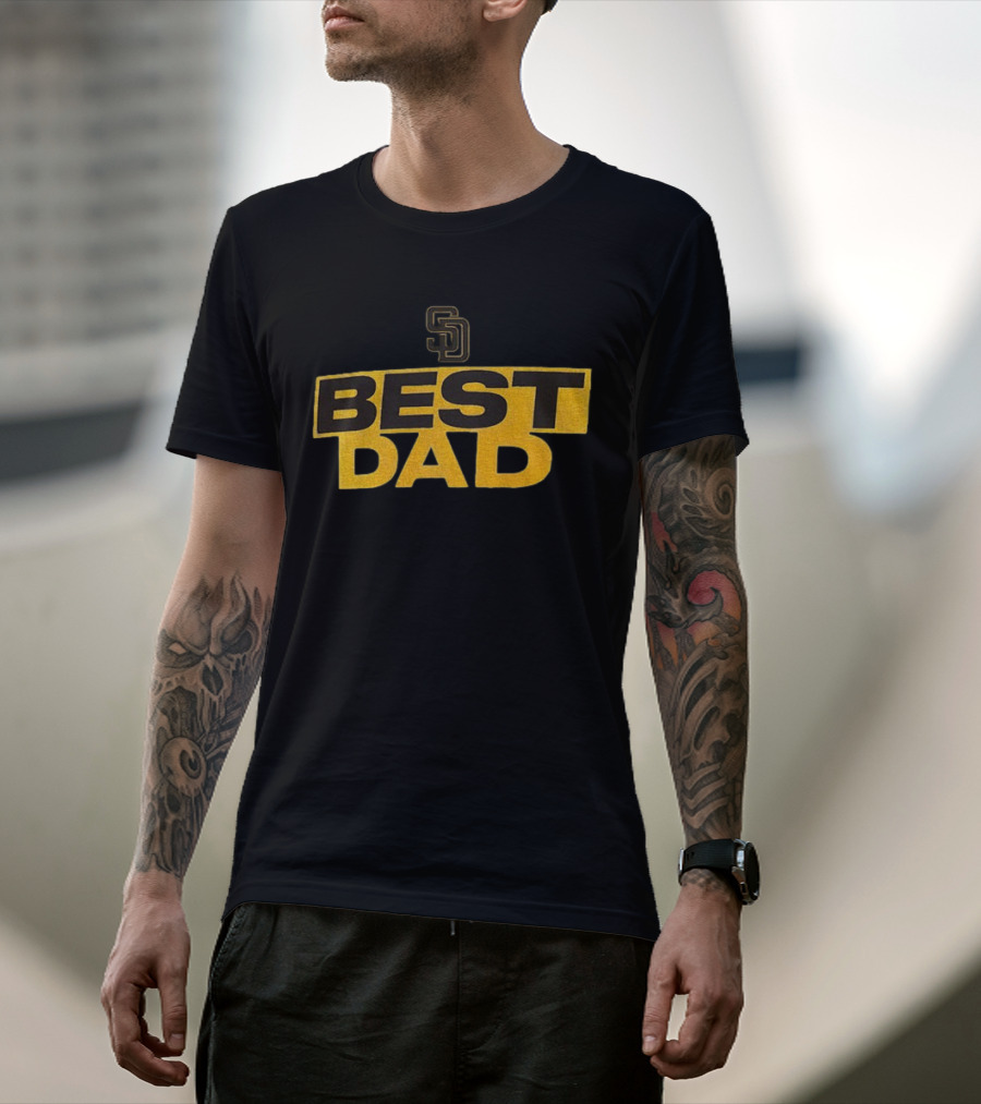 San Diego Padres Best Dad Father's Day MLB SD T-Shirt