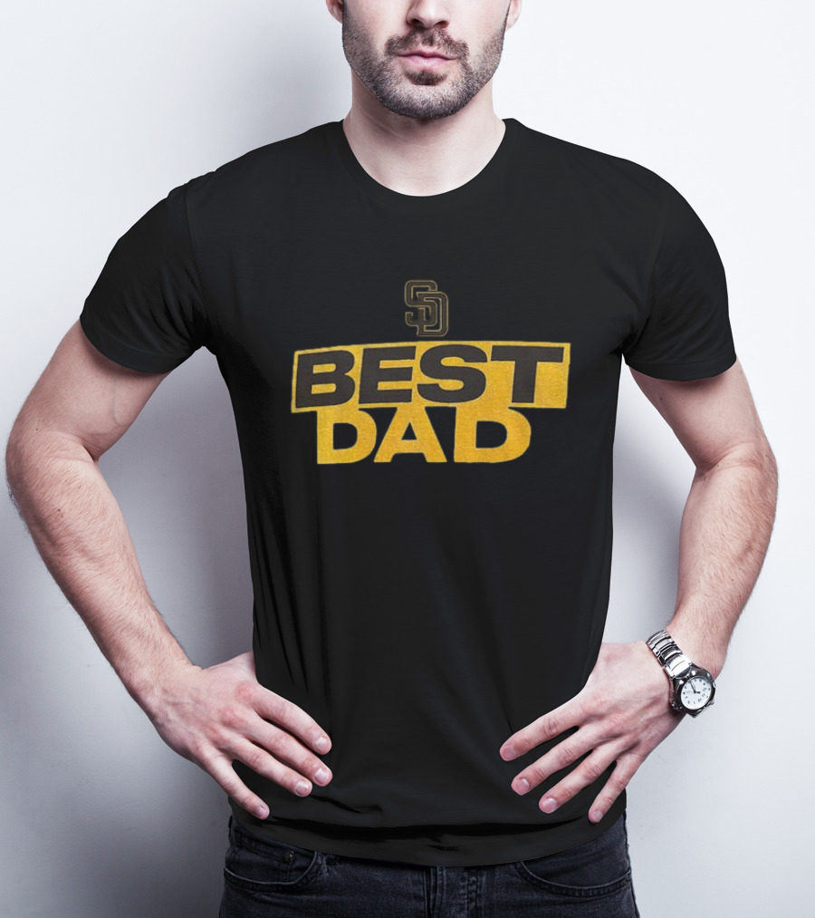 San Diego Padres Best Dad Father's Day MLB SD T-Shirt