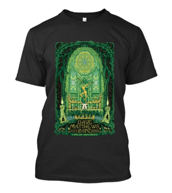 Dave Matthews Band 27 April 2024 3Arena Dublin IE Concert Art With Celtic And Candle T-Shirt