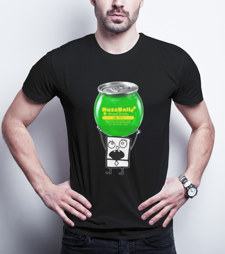 Doodlebob Lime Rita Buzzball Mixed Drinks T-Shirt