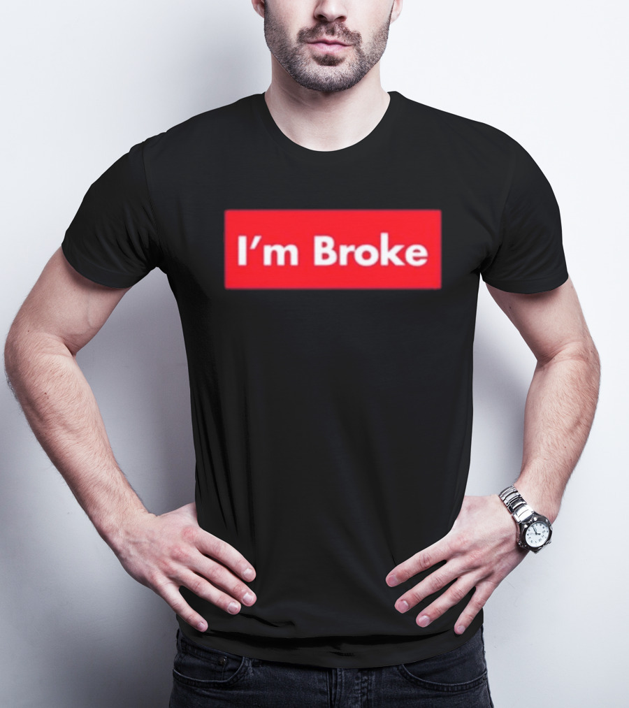 Terroriser I'm Broke Red Box T-Shirt