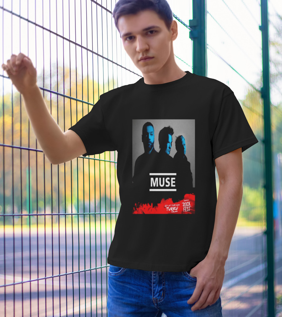 Muse Rockfest Turku 12th 14th June 2025 Finland T-Shirt