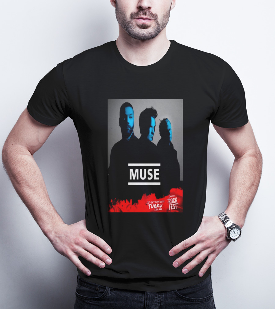 Muse Rockfest Turku 12th 14th June 2025 Finland T-Shirt