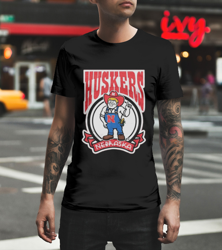Huskers Nebraska Cornhuskers Vintage Logo 2024 T-Shirt