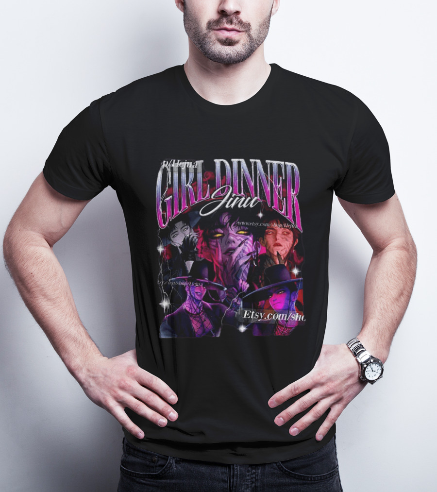 Girl Dinner Jinx Etsy Villain Crush Aesthetic T-Shirt