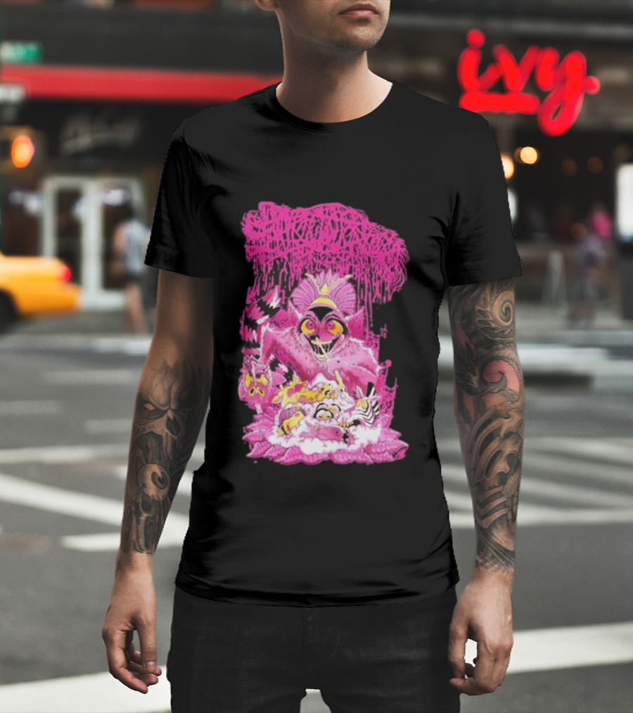 New Sanguisugabogg Pink Monster King Julian Purple T-Shirt