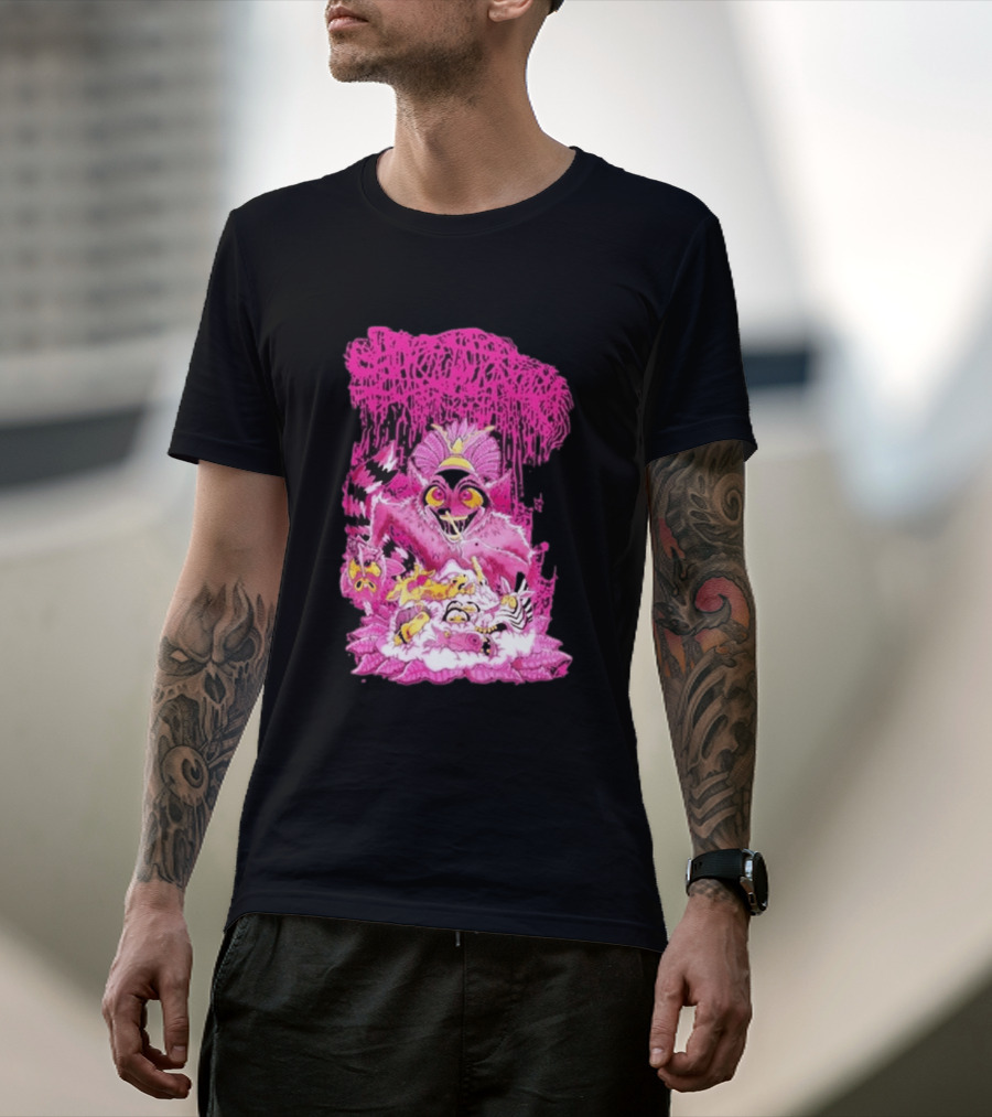 New Sanguisugabogg Pink Monster King Julian Purple T-Shirt