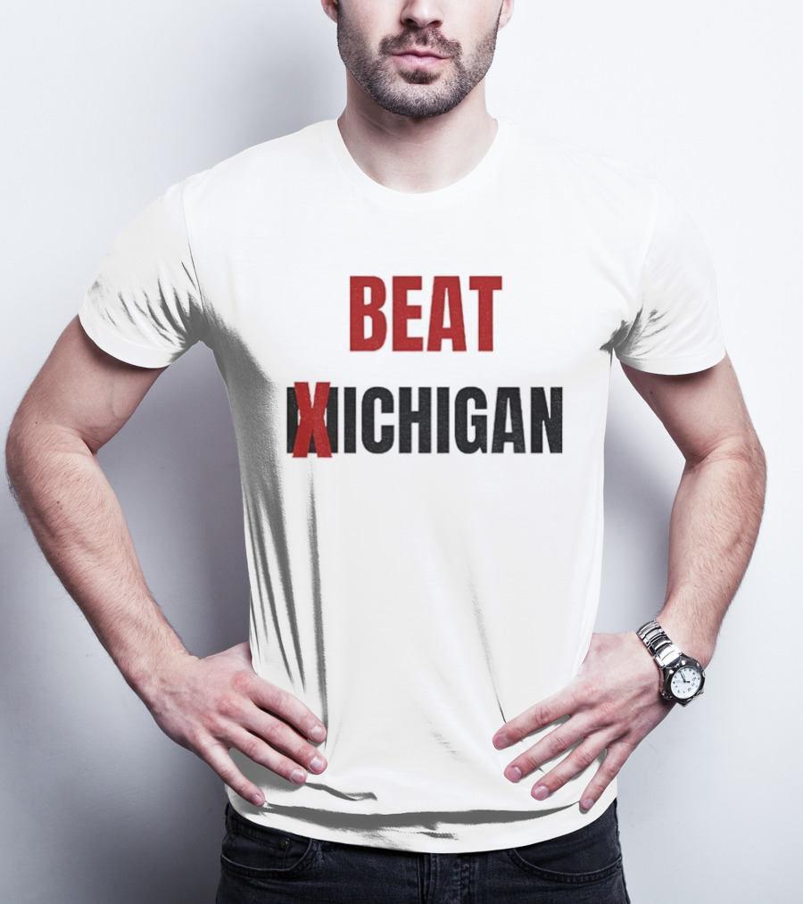 Beat Michigan Ohio State Buckeyes Football NCAA 2025 Rivalry Game T-Shirt