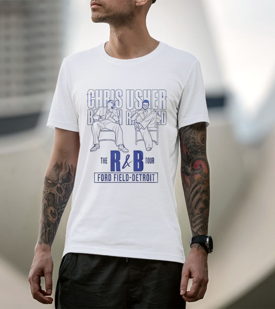 Chris Usher The R&B Tour Ford Field Detroit T-Shirt