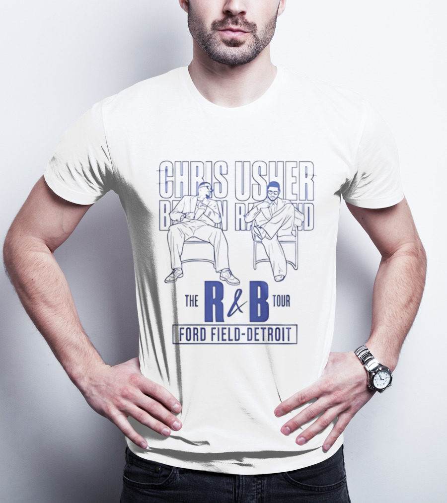 Chris Usher The R&B Tour Ford Field Detroit T-Shirt