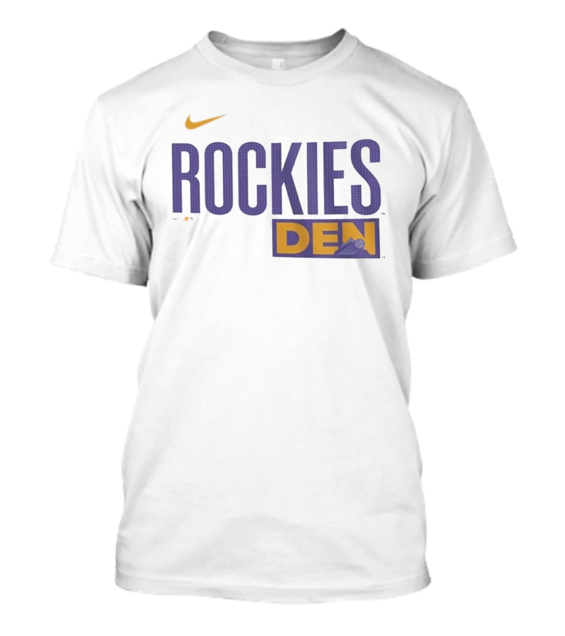 Colorado Rockies 2025 City Connect Rockies Nike DEN Wordmark T-Shirt