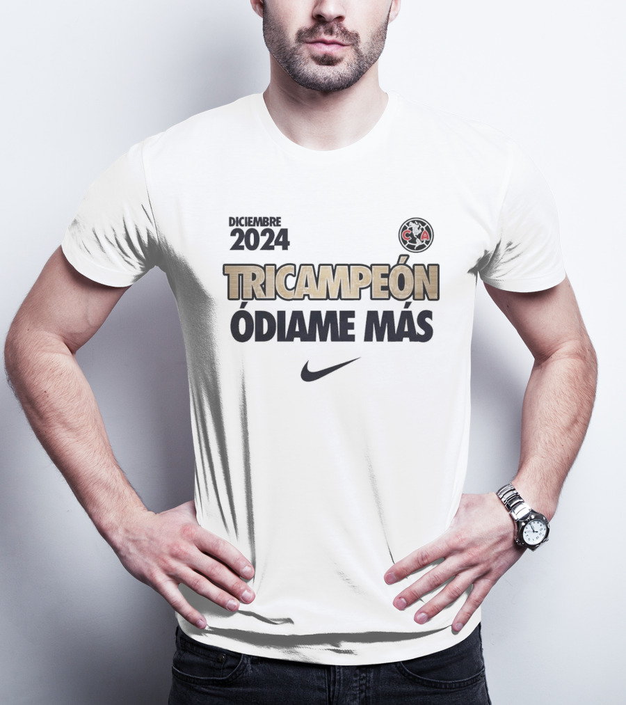 EL Club America Es Tricampeon Del Fubol Mexicano 2024 T-Shirt