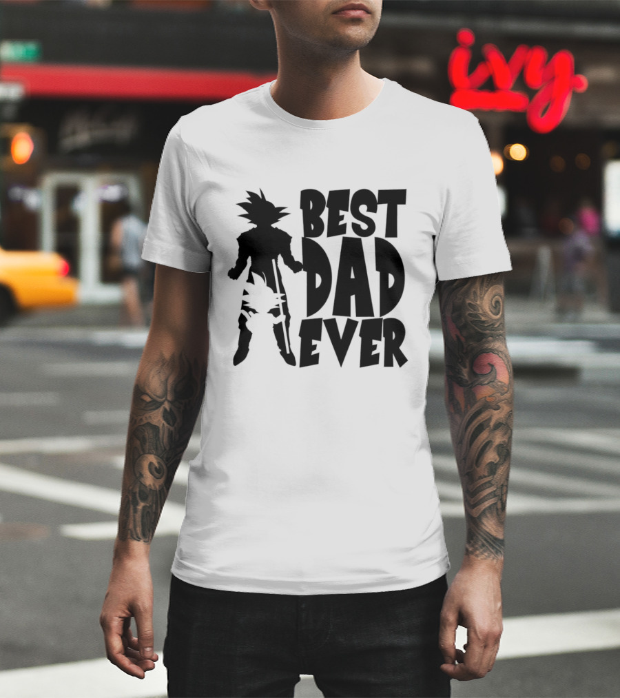 Best Dad Ever Goku Dragon Ball T-Shirt