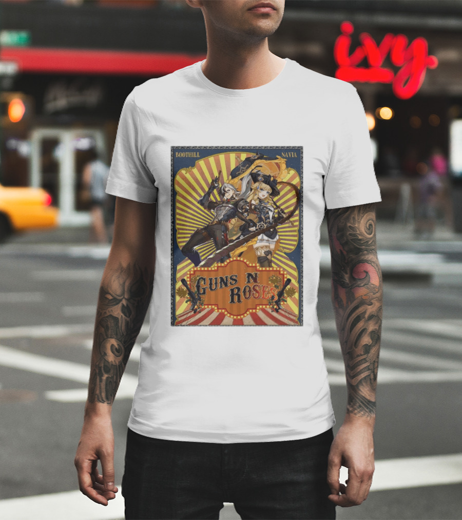 Guns N Roses Navia Boothill Style Concept T-Shirt