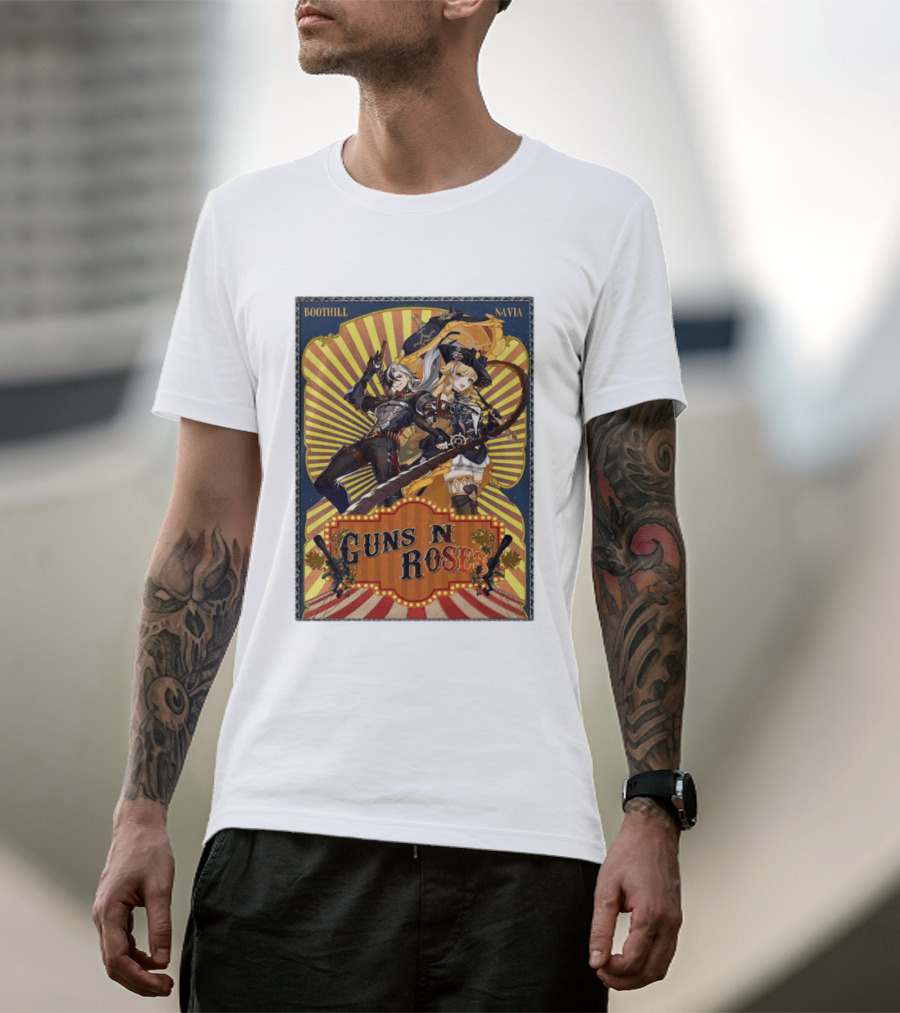 Guns N Roses Navia Boothill Style Concept T-Shirt