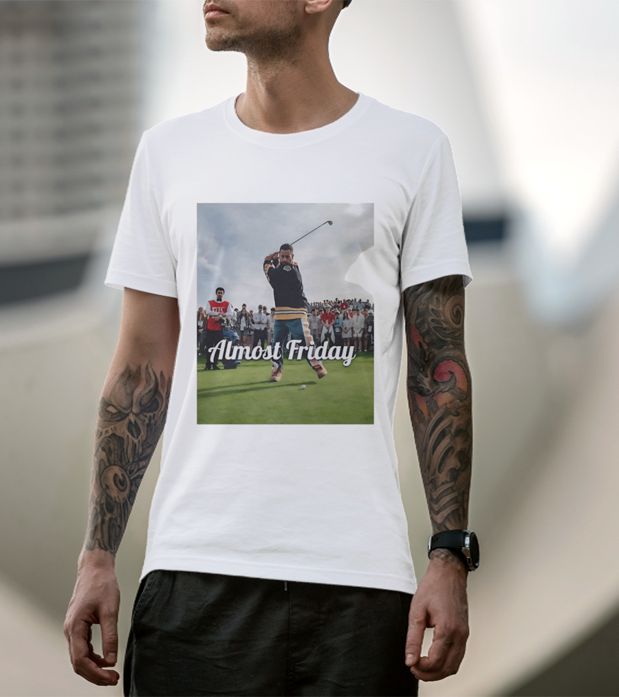 Happy Gilmore Almost Friday Hockey Golf Scene T-Shirt