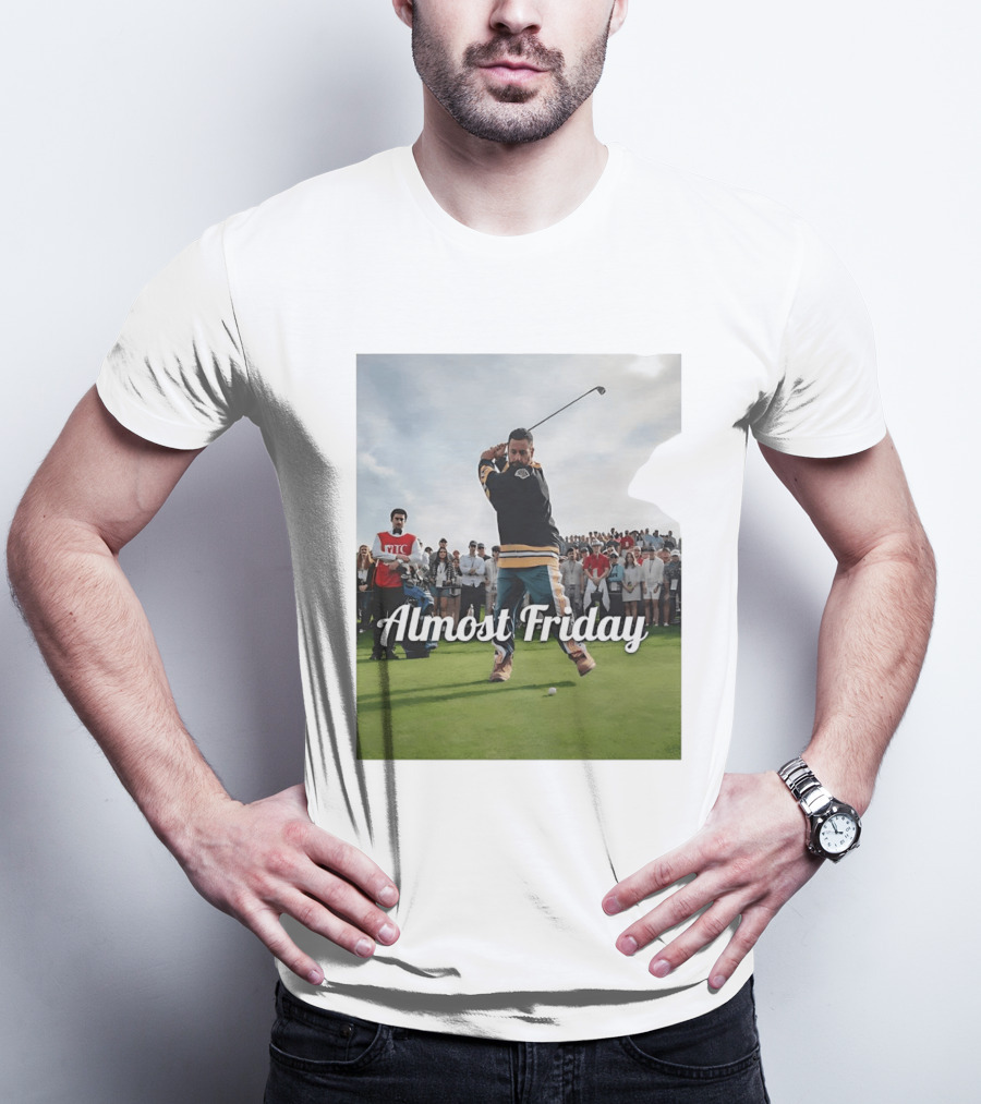 Happy Gilmore Almost Friday Hockey Golf Scene T-Shirt