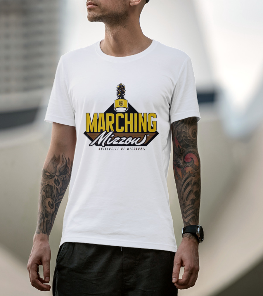 Marching Mizzou University Of Missouri Oval Tiger Head 2024 T-Shirt