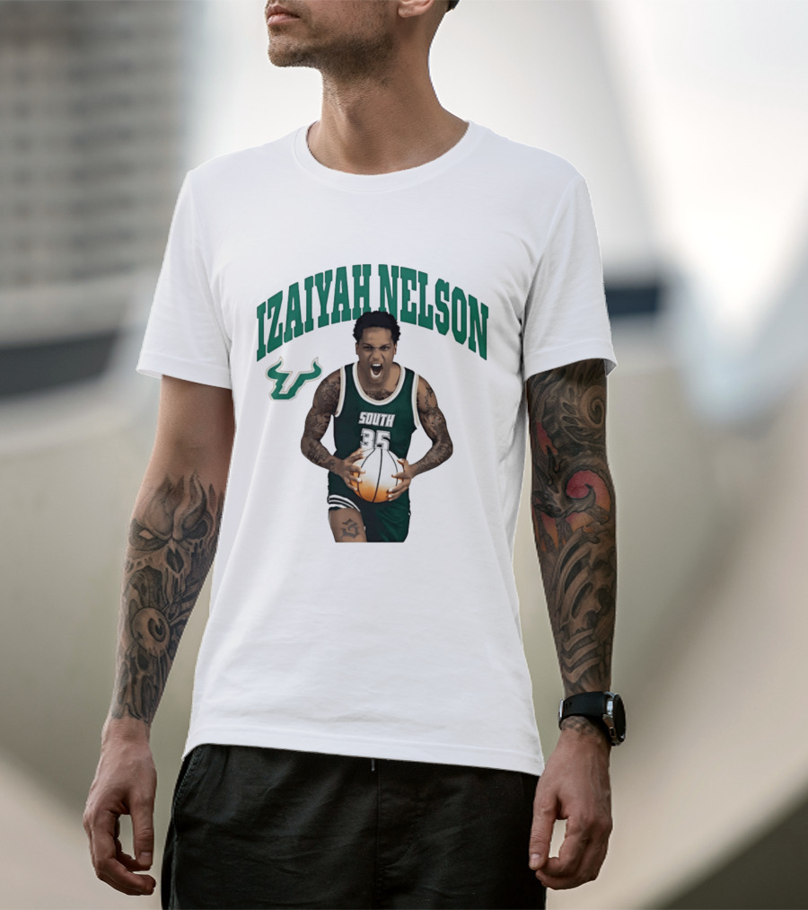 Izaiyah Nelson South Florida Bulls Basketball 35 T-Shirt