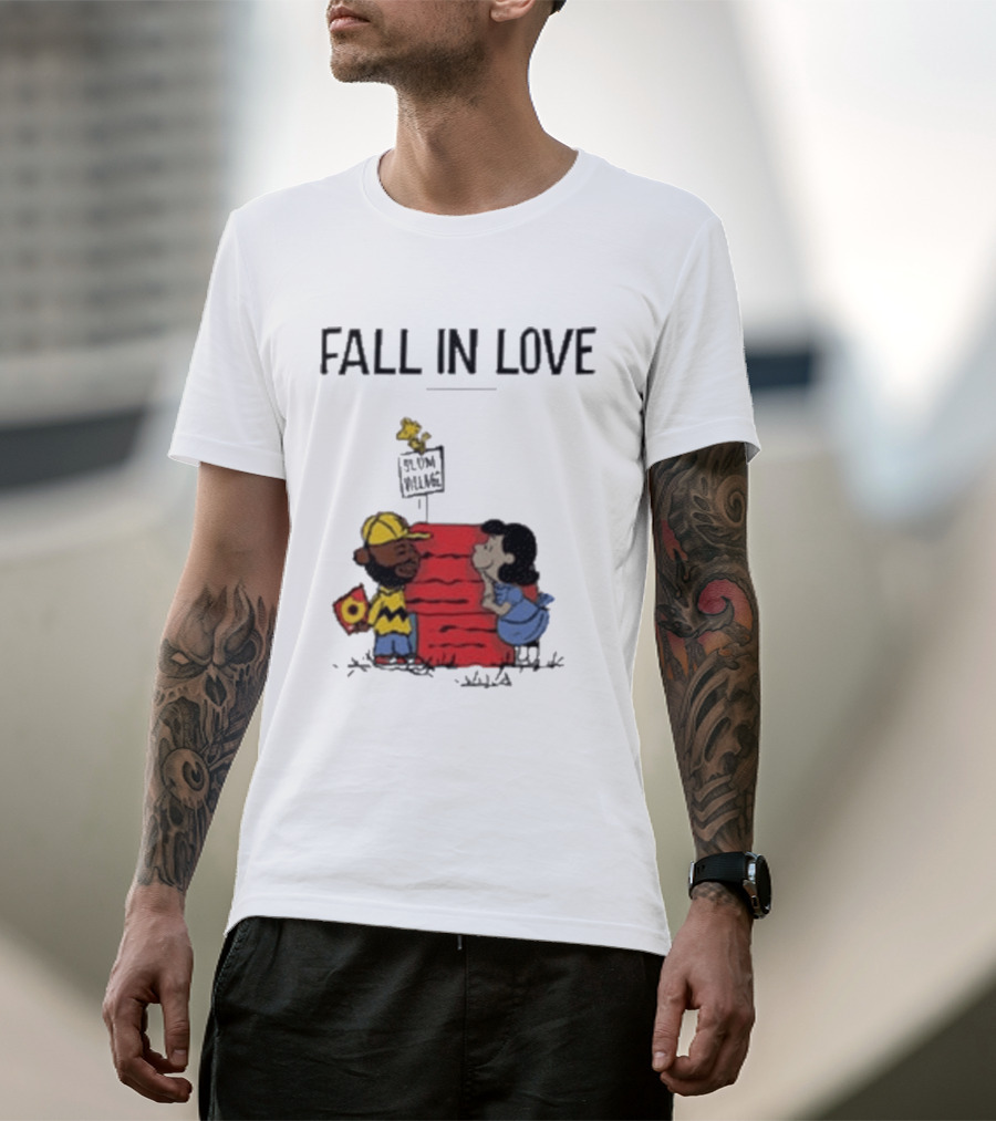 Fall In Love J Dilla Slum Village Lucy Peanuts T-Shirt