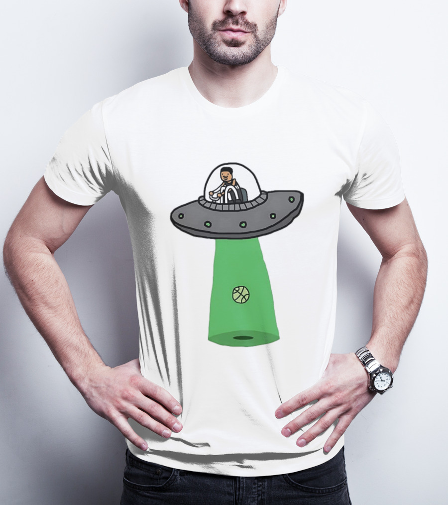 San Antonio Spurs Victor Wembanyama Wemby Extraterrestrial UFO Basketball T-Shirt