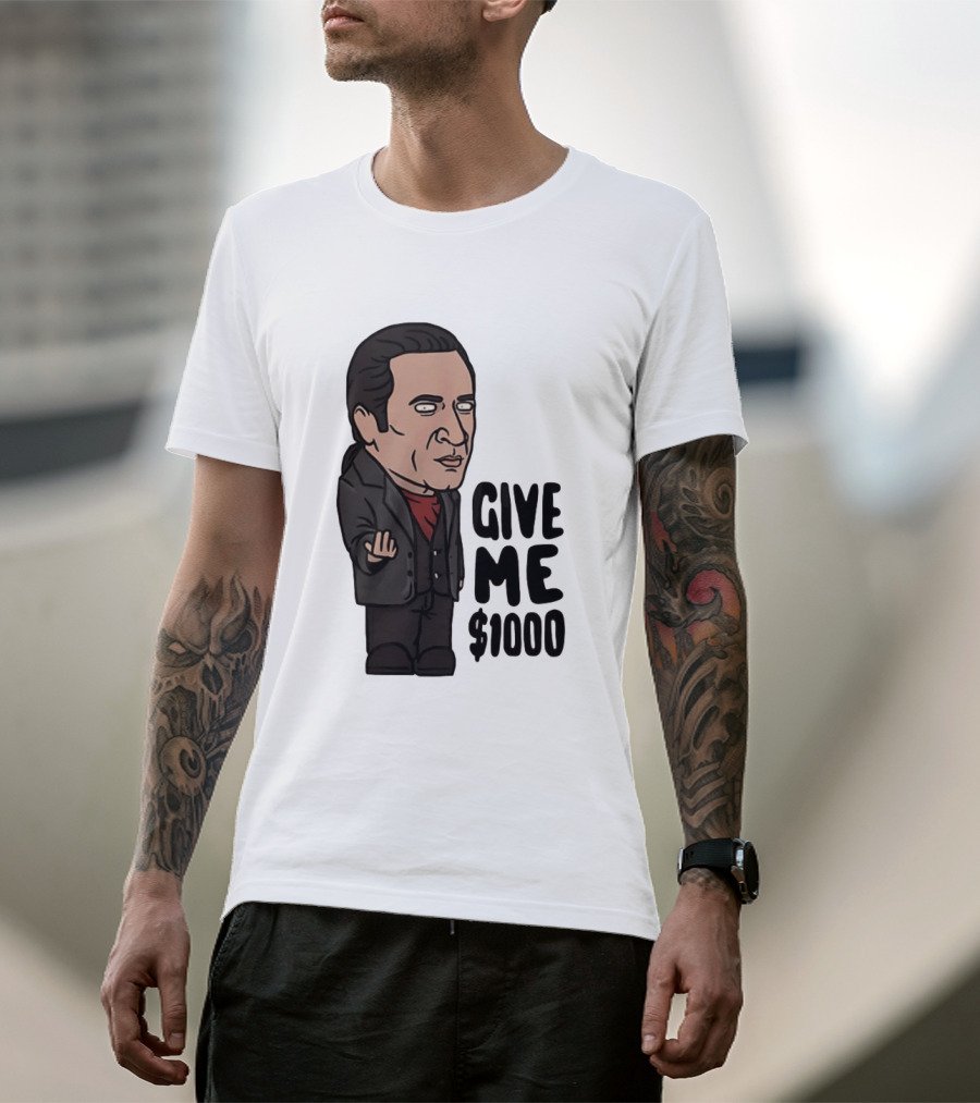 The Sopranos Furio Giunta Cartoon Give Me $1000 T-Shirt