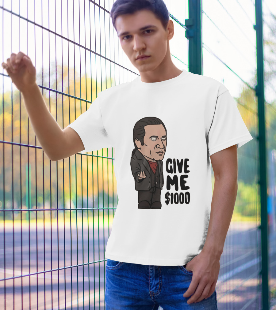The Sopranos Furio Giunta Cartoon Give Me $1000 T-Shirt