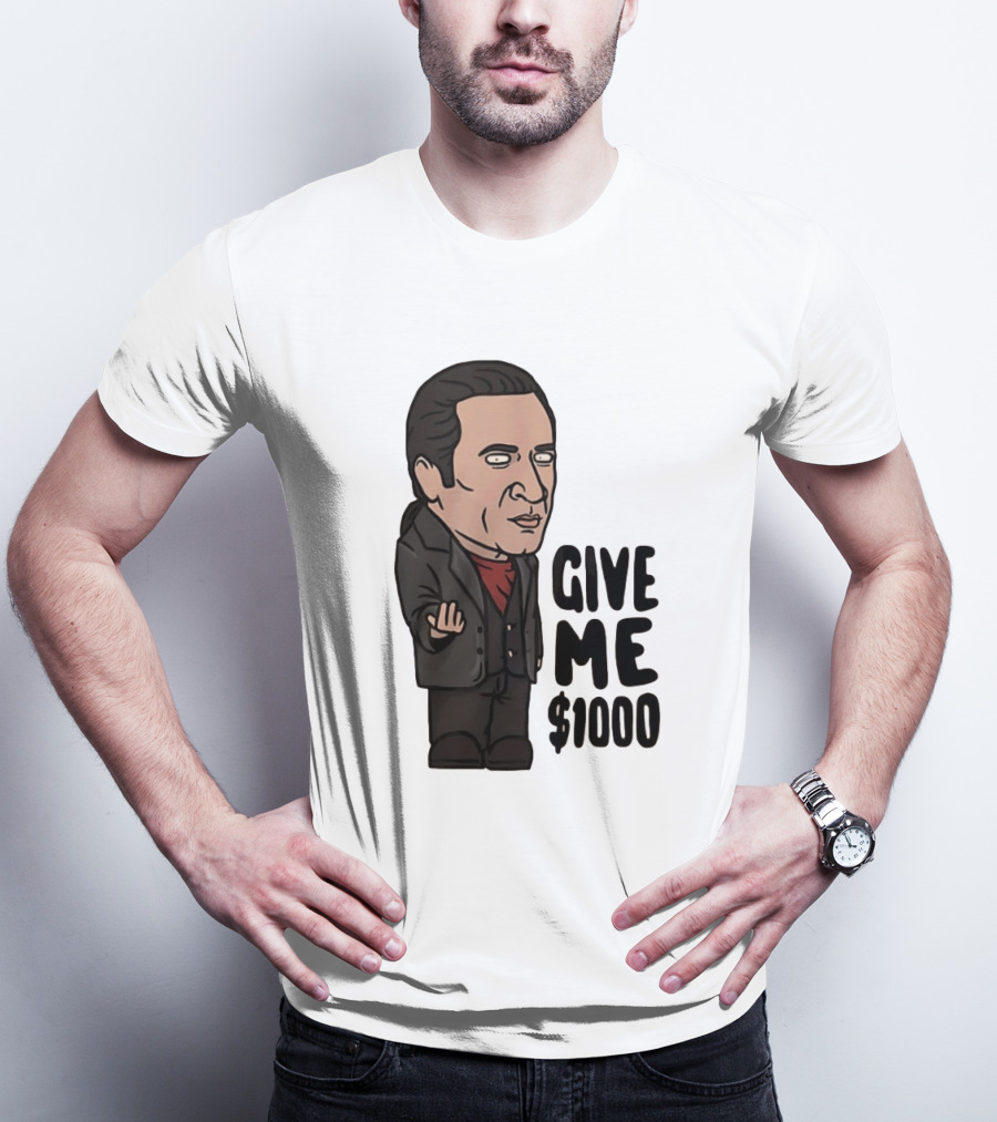 The Sopranos Furio Giunta Cartoon Give Me $1000 T-Shirt