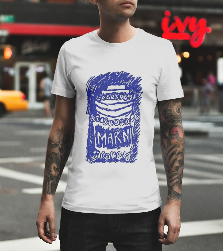 Travis Kelce 30th Anniversary Marni Runway Cool Collaboration T-Shirt
