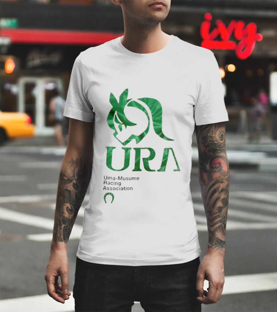 Uma Musume Racing Association URA Green Horse T-Shirt