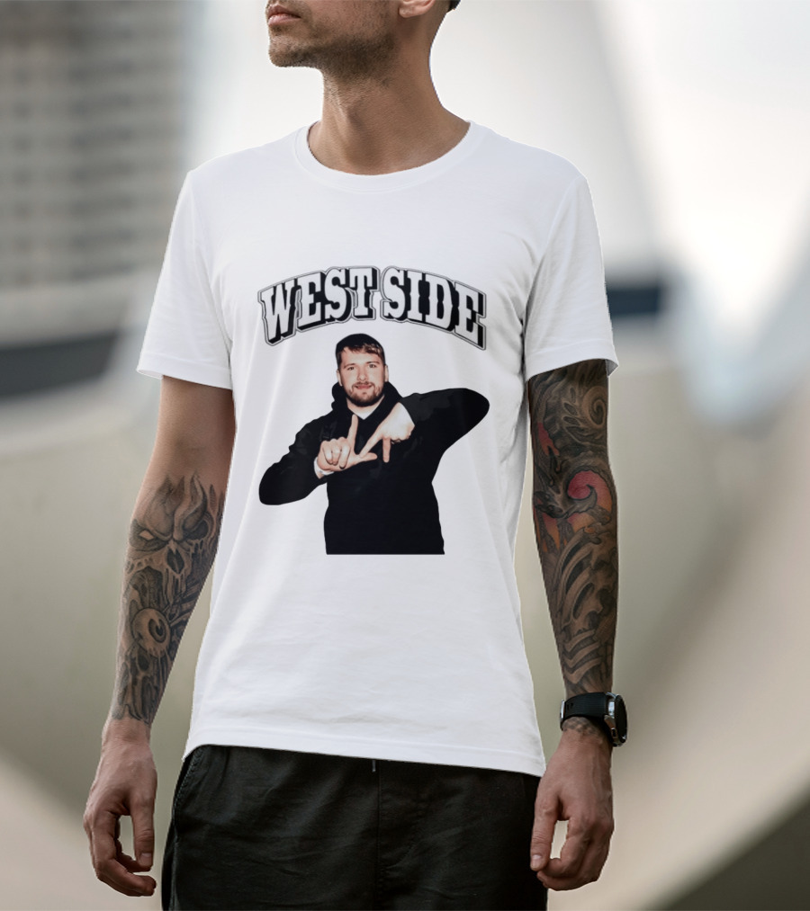 Luka Doncic Westside LA Hand Lakers T-Shirt