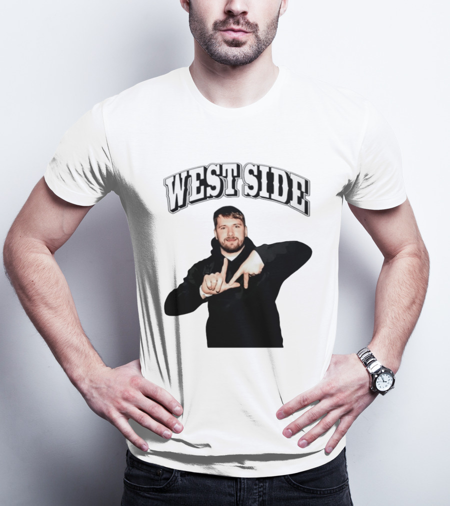 Luka Doncic Westside LA Hand Lakers T-Shirt