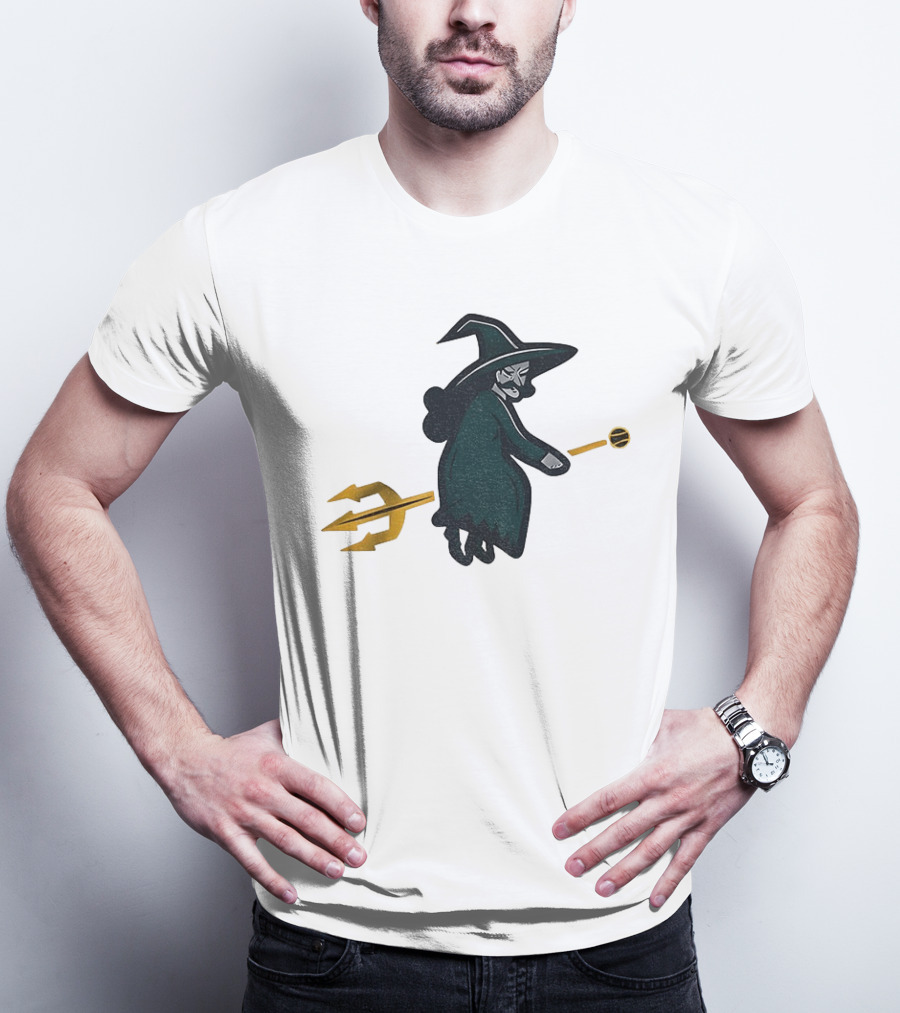 Witches Rally Seattle Mariners MLB Baseball 2025 Cartoon Trident Broomstick T-Shirt