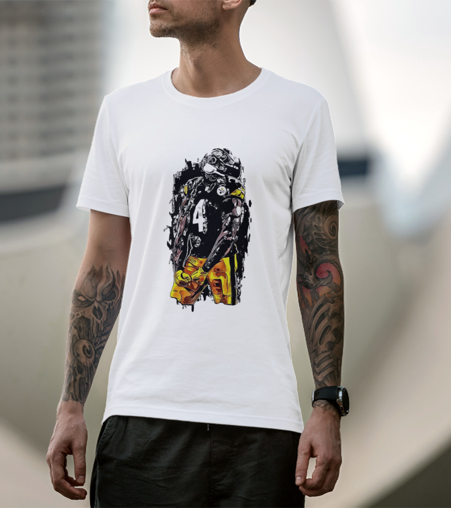 Zecharius Metcalf Metcalf Pittsburgh Steelers Black And Gold 4 DK T-Shirt