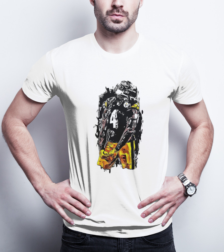 Zecharius Metcalf Metcalf Pittsburgh Steelers Black And Gold 4 DK T-Shirt