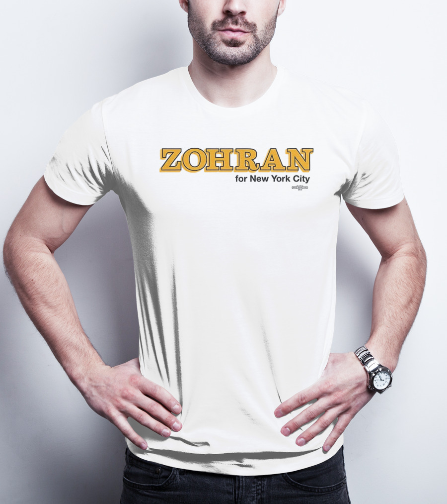 Zohran For New York City Mayor 2025 Campaign Merchandise T-Shirt