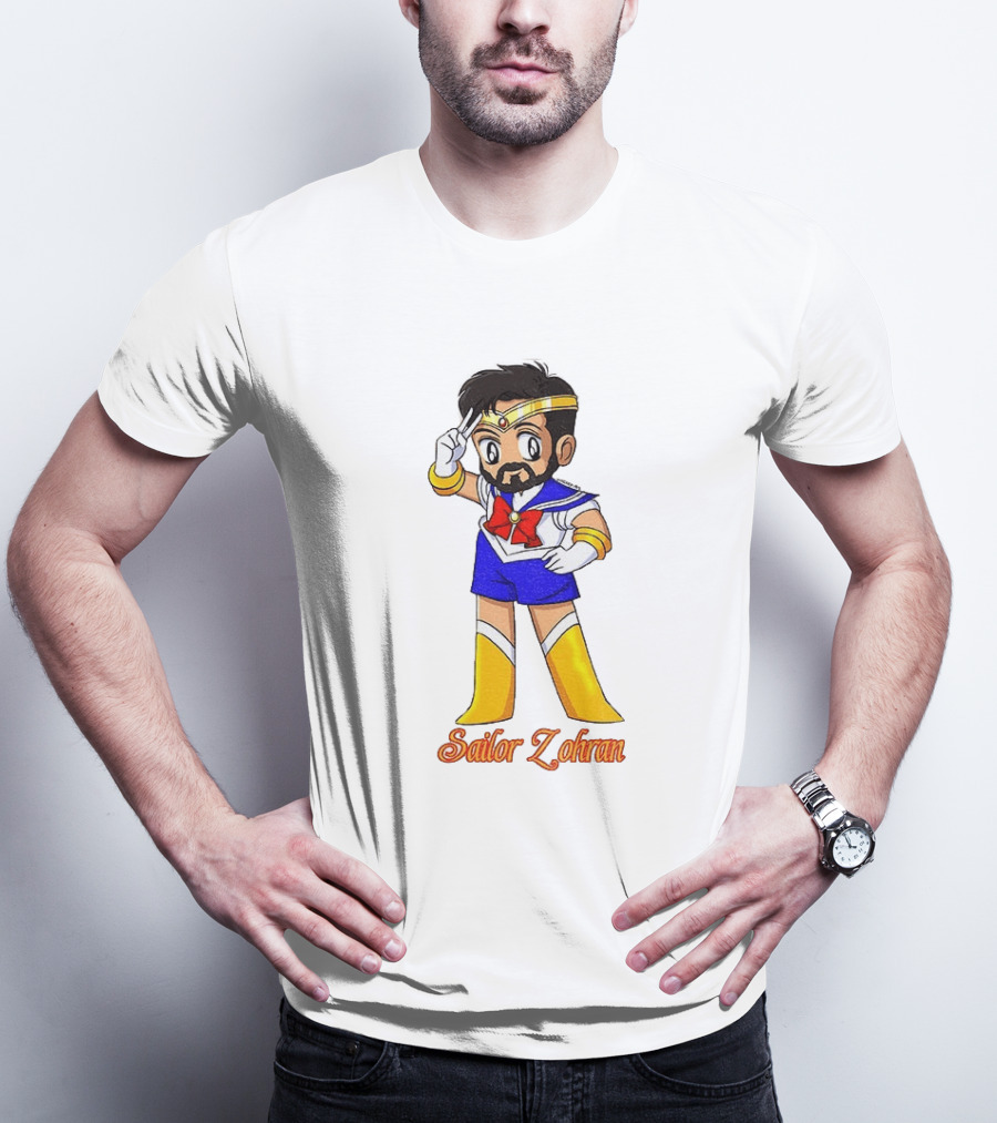 Zohran Mamdani Sailor Moon Sailor Zohran Anime Crossover Meme T-Shirt