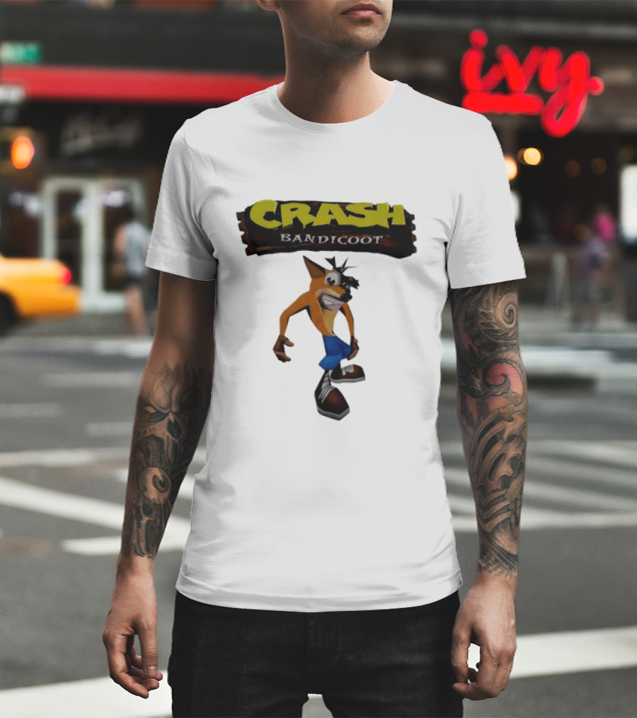 Crash Bandicoot Video Game Classic Gaming T-Shirt