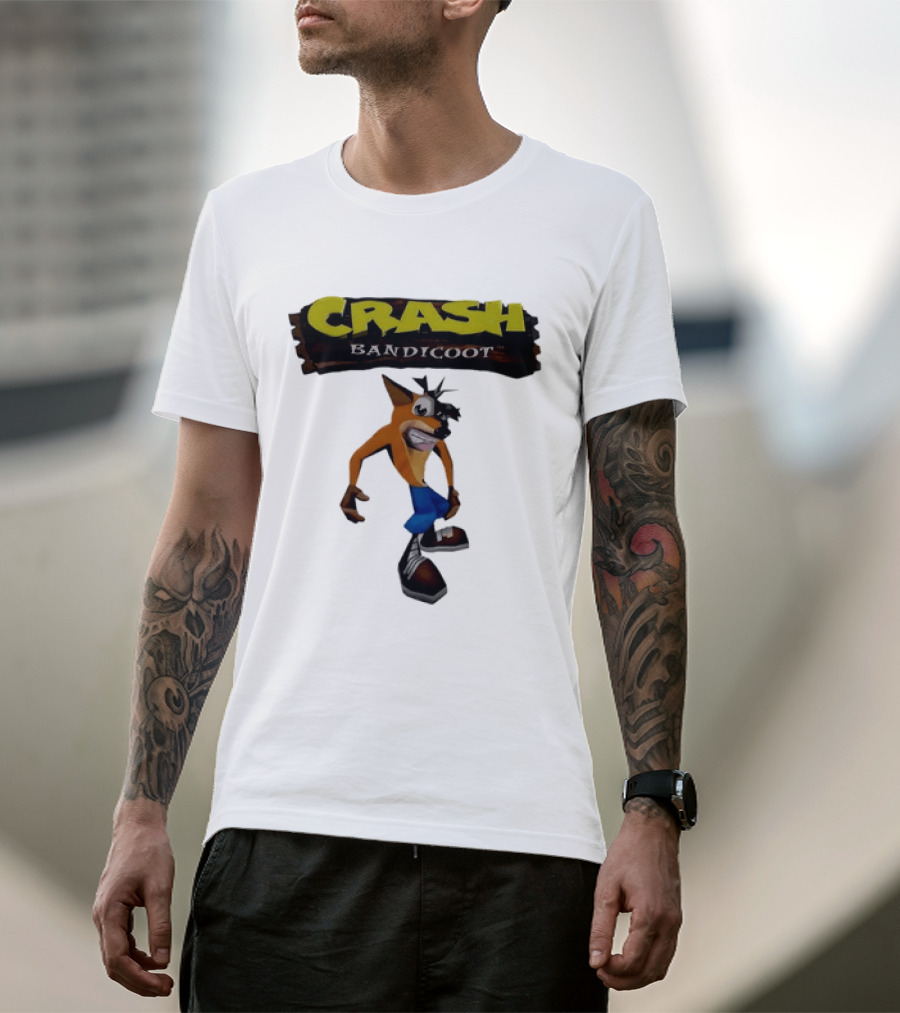 Crash Bandicoot Video Game Classic Gaming T-Shirt