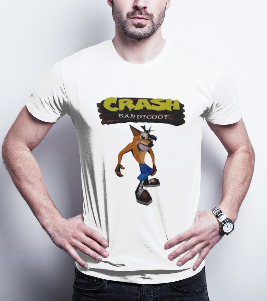 Crash Bandicoot Video Game Classic Gaming T-Shirt