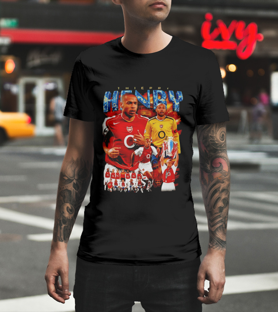 Thierry Henry Arsenal Highbury Legends Collection 1999 2006 T-Shirt